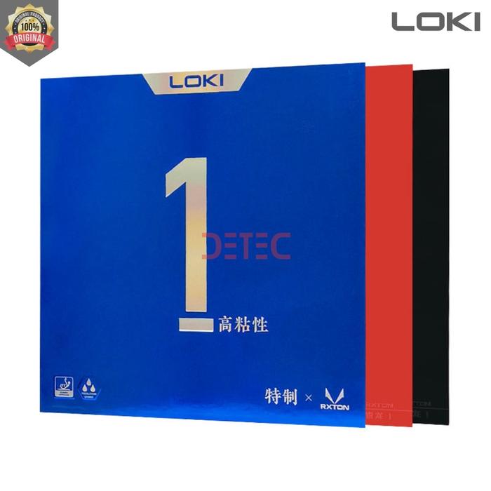 Jual LOKI RXTON 1 MAX Rubber Pingpong - Tenis Meja Karet Raket - Red ...