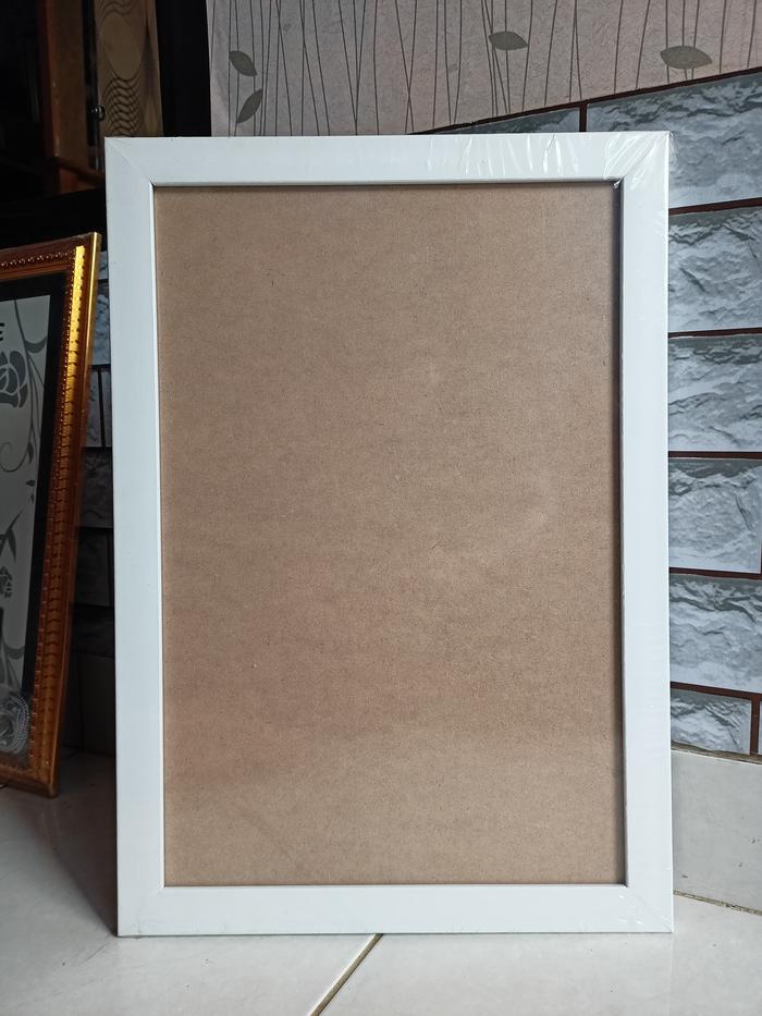 Jual Bingkai foto 60x70 full 5 cm emas,silver, coklat, hitam, putih ...