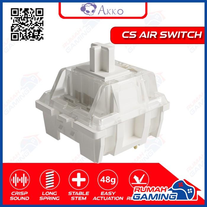 Jual SWITCH - AKKO CS AIR SWITCH - 3 PIN - 48g - PCB MOUNT - LINEAR ...