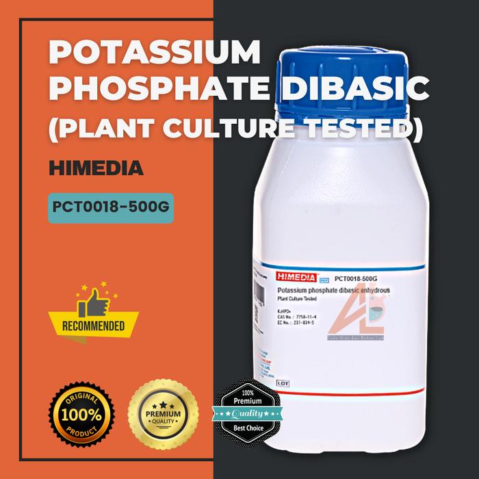 Jual Potassium Phosphate Dibasic Anhydrous | K2HPO4,Culture Tested, 500 ...