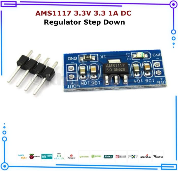 Jual AMS1117 3.3V 3.3 1A DC DC Regulator Step Down Power Supply Module - Kota Semarang - Khurs ...