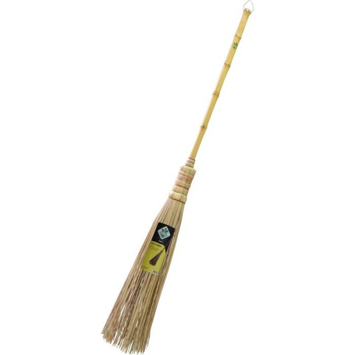 Jual Sapu Lidi Clean-Matic Round Garden Broom CleanMatic - Natural ...
