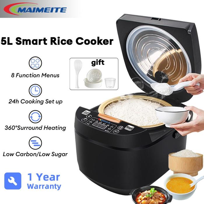 Jual MAIMEITE 5L Rice Cooker Multifungsi Rice Cooker Kapasitas Besar ...