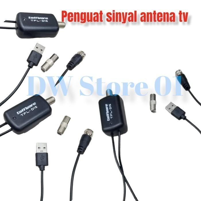Jual Penguat Sinyal TV Antena Digital DVB-T2 DC 6V 100mA daya USB DC 5V ...
