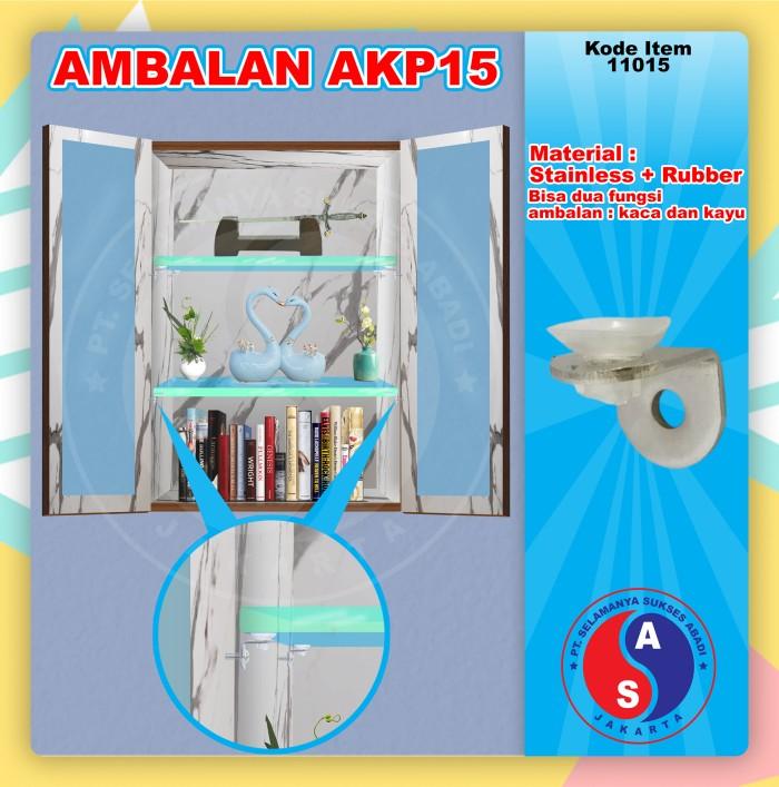 Jual Ambalan Kaca & Kayu Ambalan AKP 15 Winston Siku L Mini + Kop Kaca ...