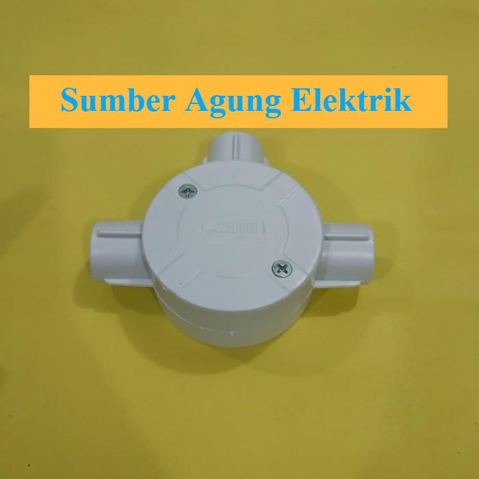 Jual TEE DUS PUTIH KAKI 3 T Doos CABANG 3 Bulat Pengaman Listrik - Kota ...