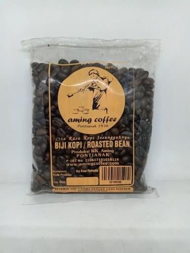 Jual Aming Coffee Biji Kopi Robusta Khas Pontianak 500 Gram - Kota ...