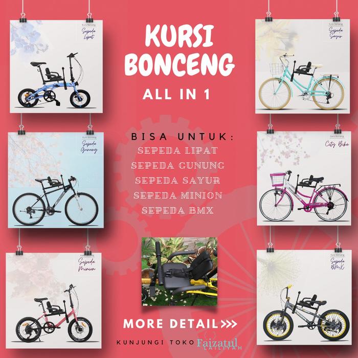 Jual Kursi boncengan sepeda lipat mtb gunung selly seli phoenix sayur ...