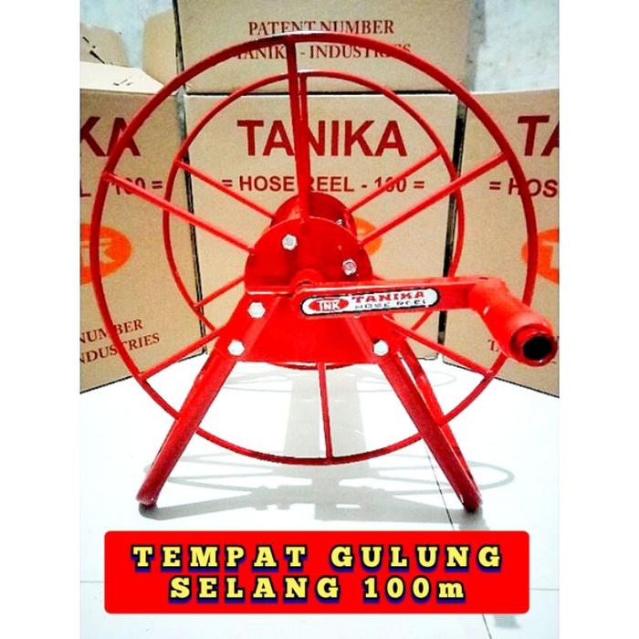 Jual Rol tempat gulungan selang 100 - 50 meter - besi - hose reel ...