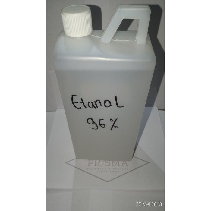 Jual ETANOL 96% CAIR 1 LITER TEKNIS NON PRO ANALIS / CAIRAN ETANOL ...