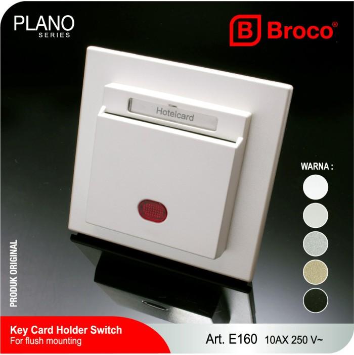 Jual Broco Plano E160 Saklar Kartu Hotel - White - White - Jakarta ...