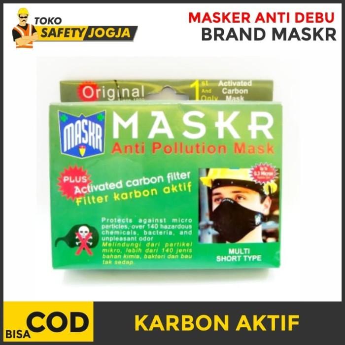 Jual Masker Safety Karbon Aktif Anti Debu Hitam Short Type - Kab ...