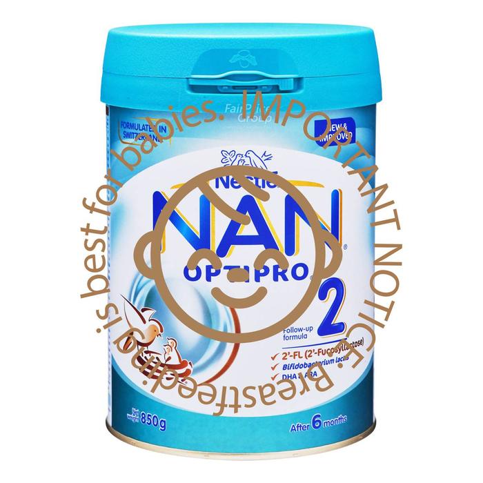 Jual Nestle Nan Optipro Follow-Up Milk Formula - Stage 2 850g - Kota ...