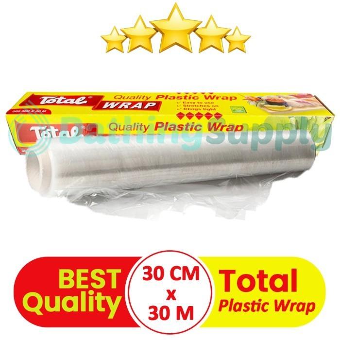 Jual TOTAL WRAP 30cm X 30m Plastik Wrapping Makanan Food Wrap Plastic ...