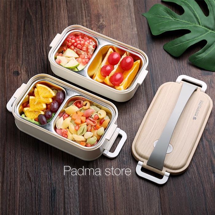 Jual LUCHBOX BEKAL MAKANAN / KOTAK BEKAL / BOX BEKAL ESTETIK / BOX ...