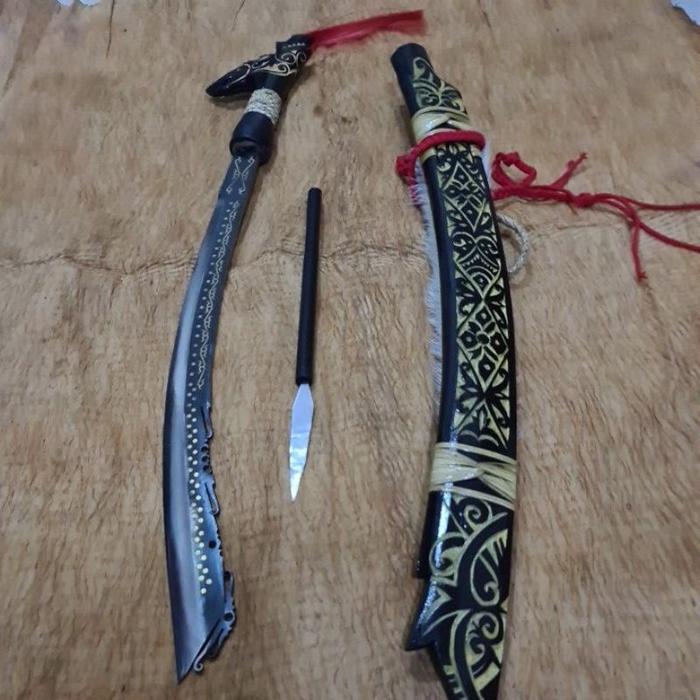 Jual Mandau hitam jimpol.ukuran 80cm.mandau khas dayak - Jakarta Barat ...