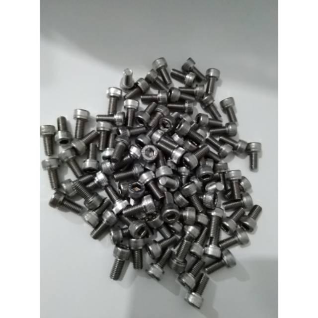 Jual Baut L M6 X 50 Stainless Steel Ss304 (Harga Per Biji) Baut M6 ...