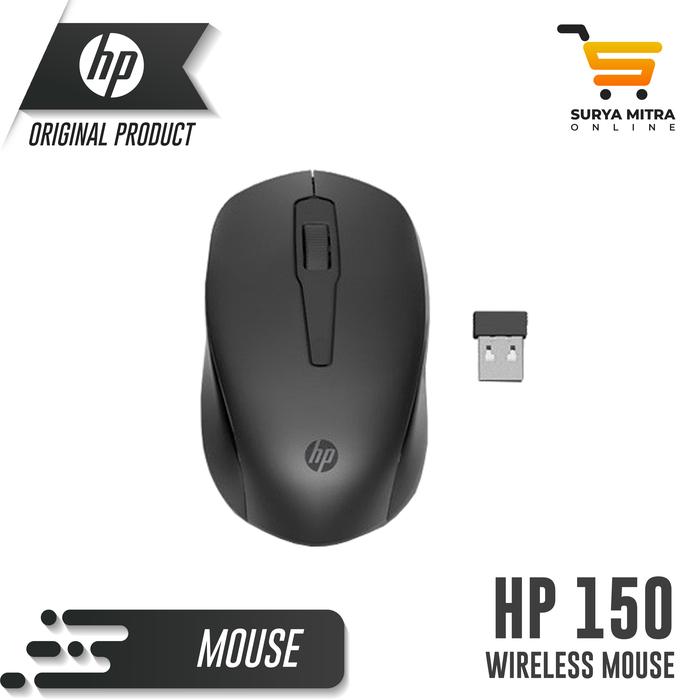 Jual Mouse Wireless HP 150 1600DPI 2.4GHz Mouse - Kota Surabaya - Surya ...