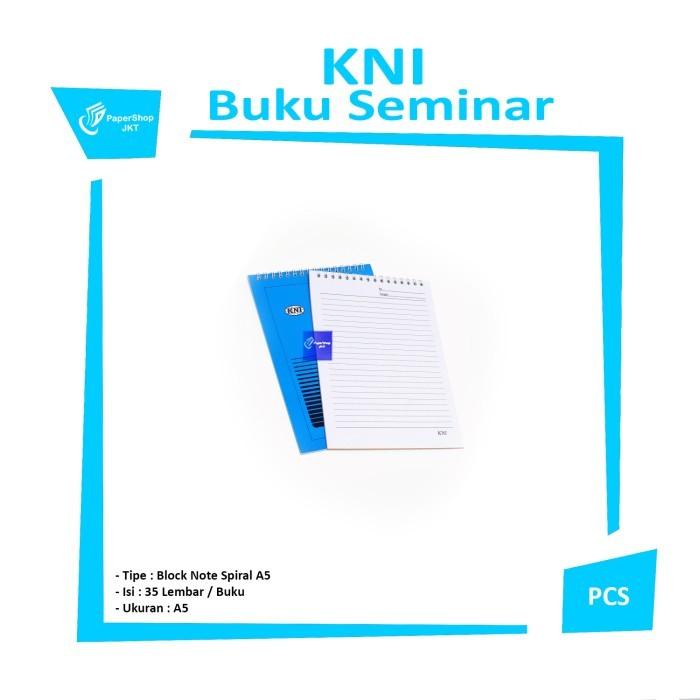 Jual KNI Block Note Spiral A5 / Buku Seminar - Jakarta Utara - Paper Shop Jkt | Tokopedia
