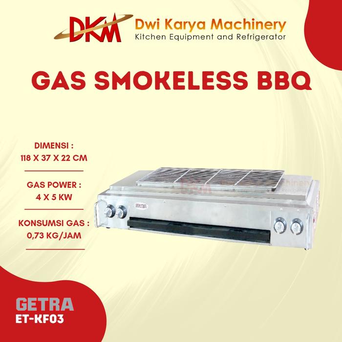 Jual GETRA ET-KF03 ( Griller ) Gas Smokeless BBQ - Kota Surabaya - Dwi ...