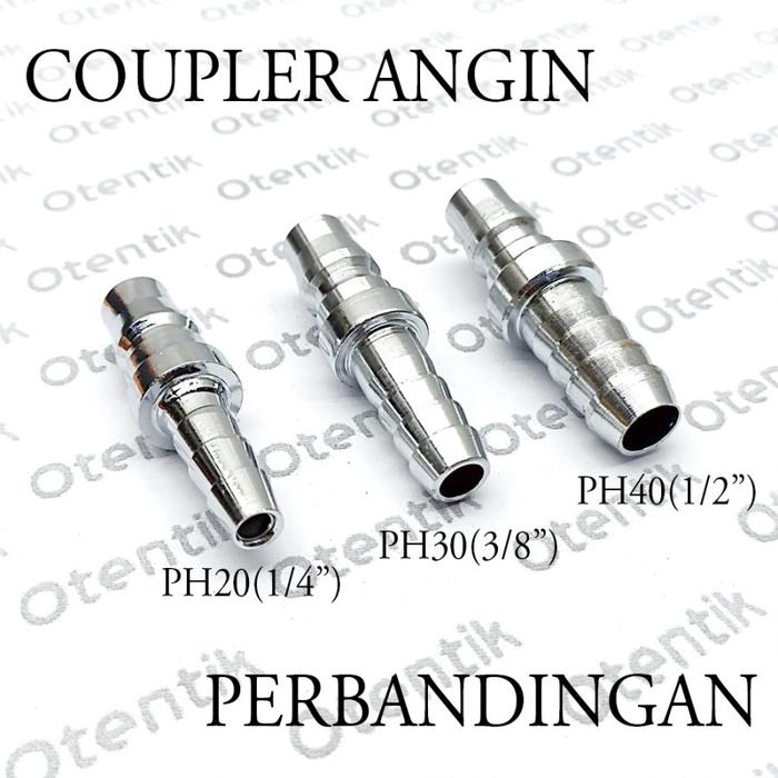 Jual COUPLER PH 30 - SAMBUNGAN SELANG ANGIN KOMPRESOR - MALE COMPRESSOR ...