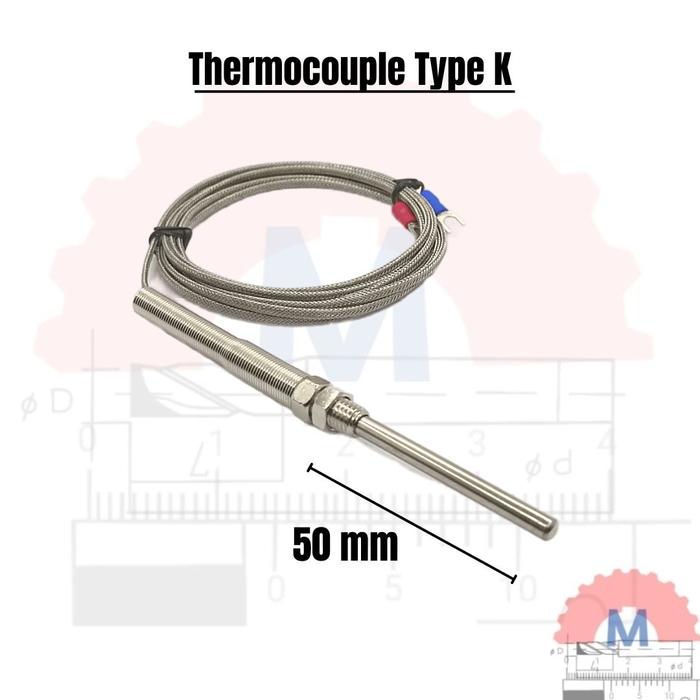 Promo Sensor Suhu Termokopel Type-K M8 Pengukur Temperatur Thermo ...