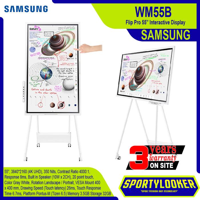 Jual Samsung Flip Pro 55" WM55B Interactive Flat Panel / Display ...