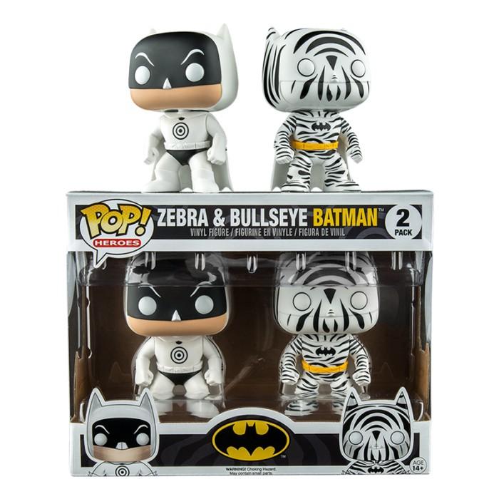 Promo Funko POP Batman - Zebra and Bullseye Batman 2-Pack - 11397 ...