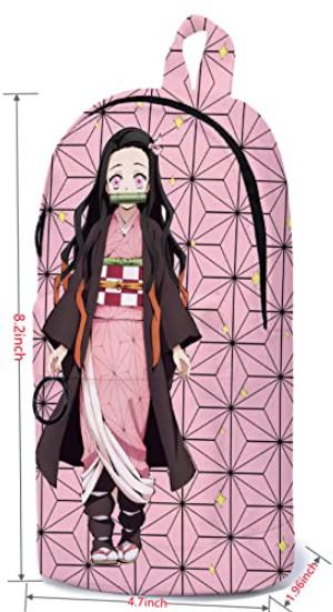 Promo Demon Slayer Pencil Case Anime Nezuko Stand up Pencil Holder ...