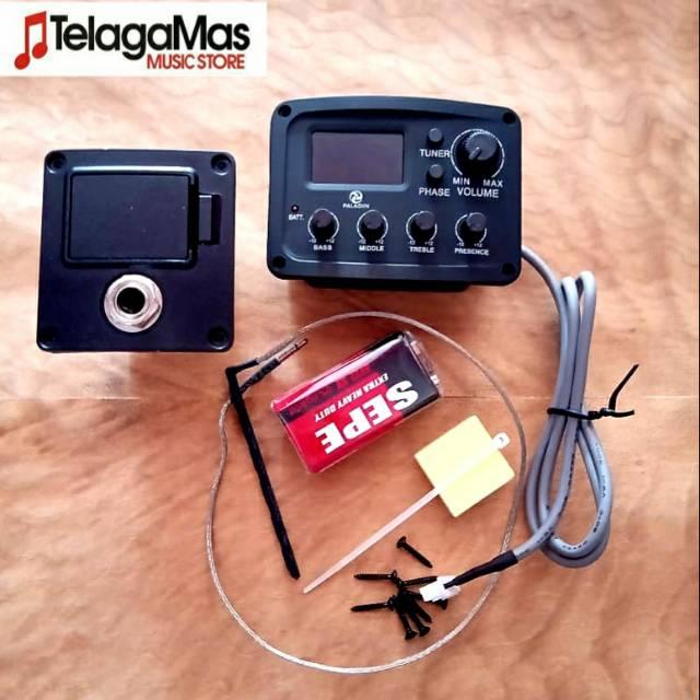 Jual Preamp equalizer gitar akustik paladin with LCD display - Jakarta ...