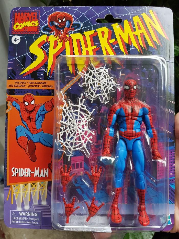 Jual Marvel Legends Retro Spider-Man Cel Shaded Vintage Spiderman ...