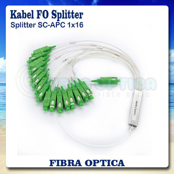 Jual Fiber Optic Passive Splitter 1:16 SC/APC | Splitter FO SC/APC 1:16 ...