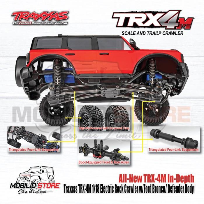 Jual Traxxas Trx-4m 1/18 Electric Mini Crawler W/land Rover Defender ...