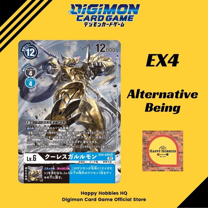 Promo Digimon Card Game EX4-049 Cresgarurumon Paralel SR - Kota Surabaya - Happy Hobbies HQ SUB ...