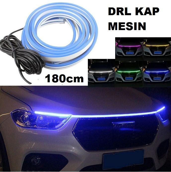 Jual Lampu LED DRL KAP MESIN alis car engine hood running mobil ...