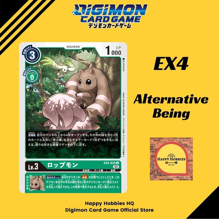 Jual Digimon Card Game EX4-034 Lopmon Common - Kota Surabaya - Happy Hobbies HQ SUB | Tokopedia