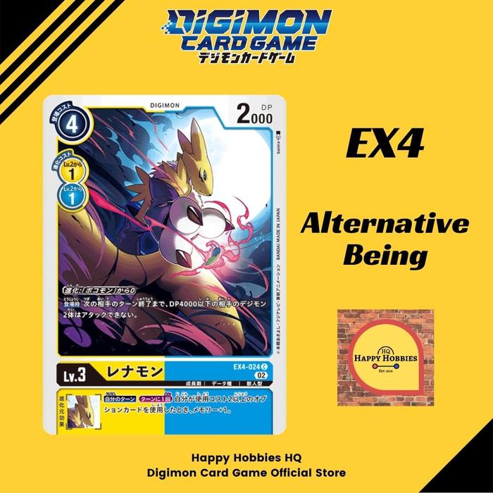 Jual Digimon Card Game EX4-024 Renamon Common - Kota Surabaya - Happy Hobbies HQ SUB | Tokopedia