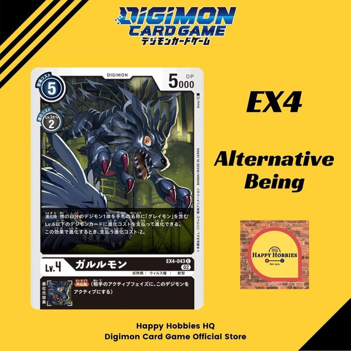 Jual Digimon Card Game EX4-043 Garurumon Common - Kota Surabaya - Happy Hobbies HQ SUB | Tokopedia