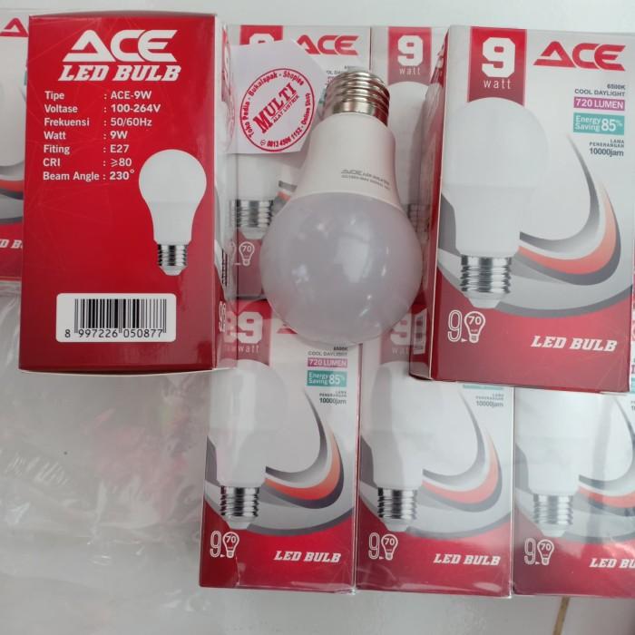 Jual Lampu garansi ACE Led bulb 9W lampu led visicom ACE - Kab. Bogor ...