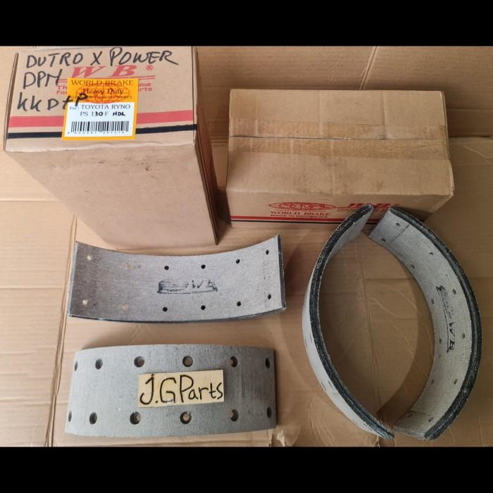 Jual BRAKE LINING / KAMPAS REM (ONLY) DEPAN WB HINO DUTRO 130 HD X ...