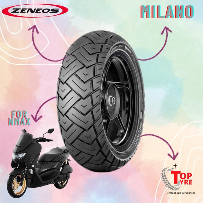 Jual BAN MOTOR BELAKANG YAMAHA NMAX ZENEOS MILANO 150/70-13 TUBELESS ...