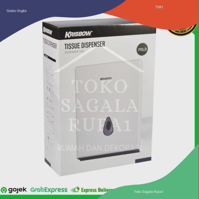 Jual Krisbow Dispenser Tissue Lipat Putih Tempat Tissue Dinding Toilet ...