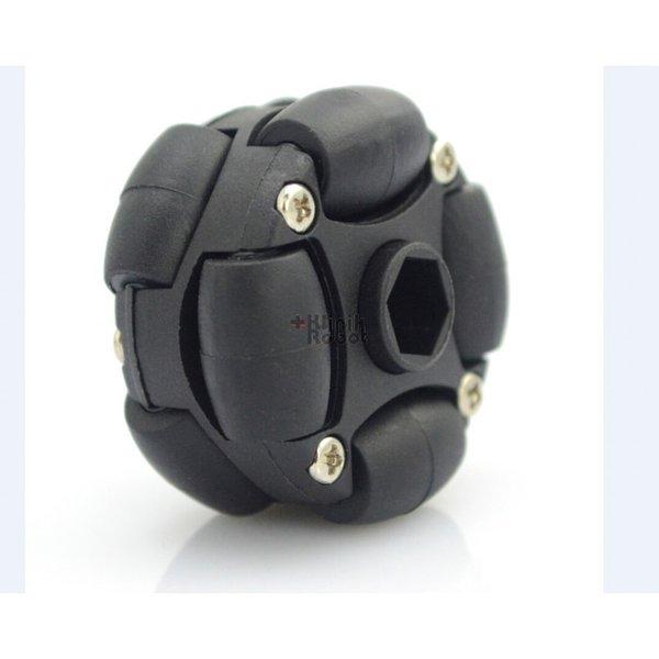 Jual Roda Omni 38mm Omnidirectional Wheel Hex Shaft KR17131 Berkualitas ...