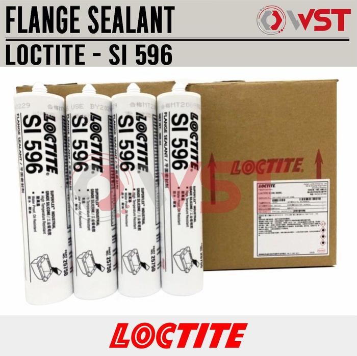 Jual Loctite SI 596 Flange Sealant SI596 / Lem Silikon Red High Temp ...