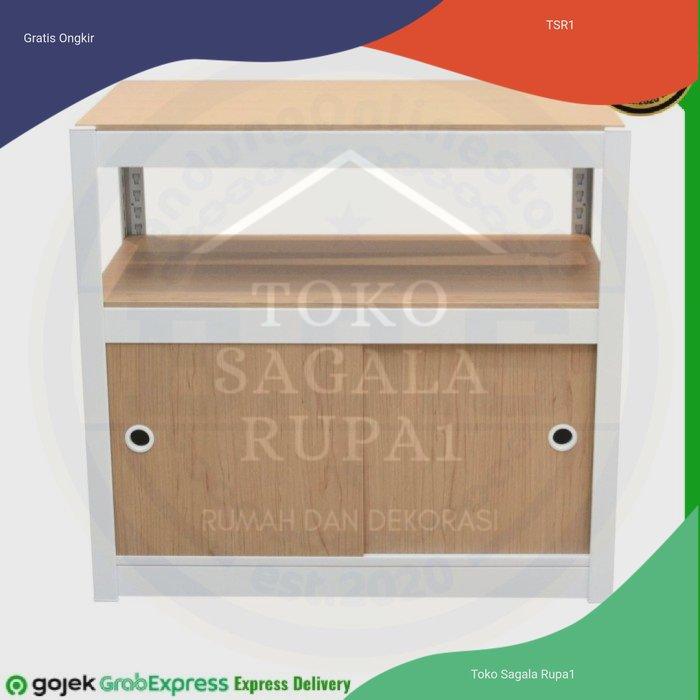 Jual Rak Besi Susun Penyimpanan Dengan Laci Geser Homedant 75 Cm Putih ...