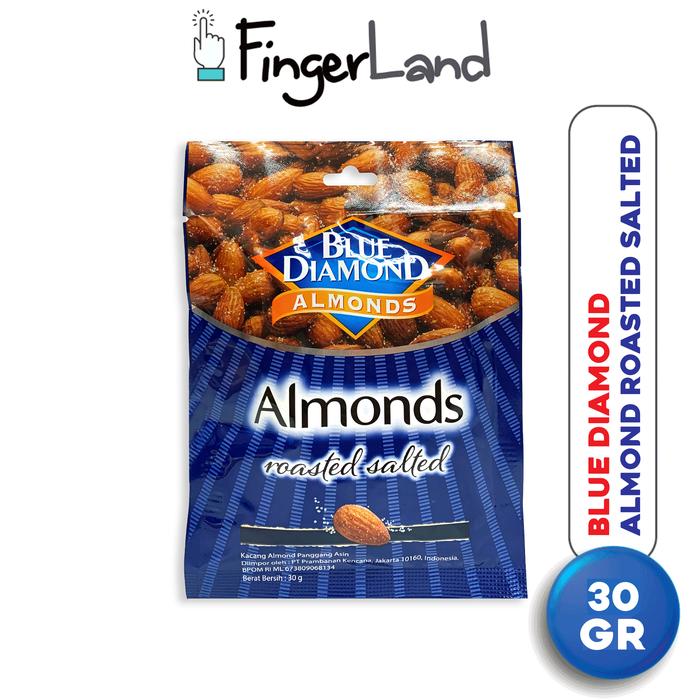 Promo BLUE DIAMOND Roasted Almonds-Salted 30 Gr Almond Panggang Rasa ...