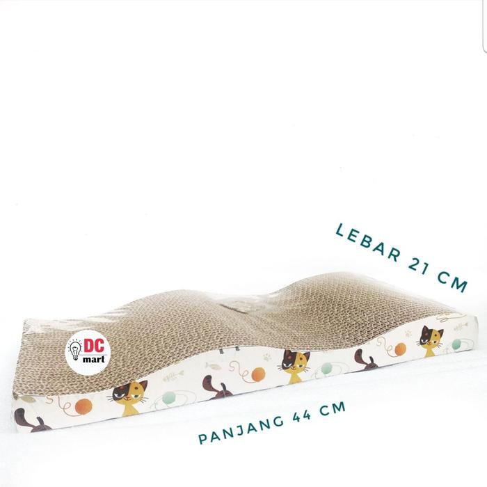 Jual NS146 - Papan Garukan Kucing MODEL DATAR LURUS OMBAK 2 Cakar Cat ...