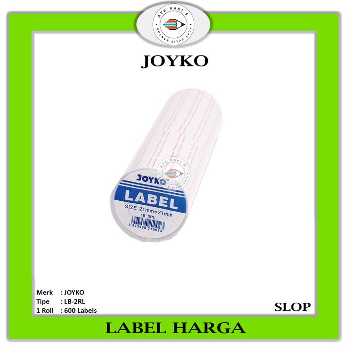 Jual Label Harga Joyko 1 Baris LB-2RL Biru (1 slop) - Jakarta Utara ...