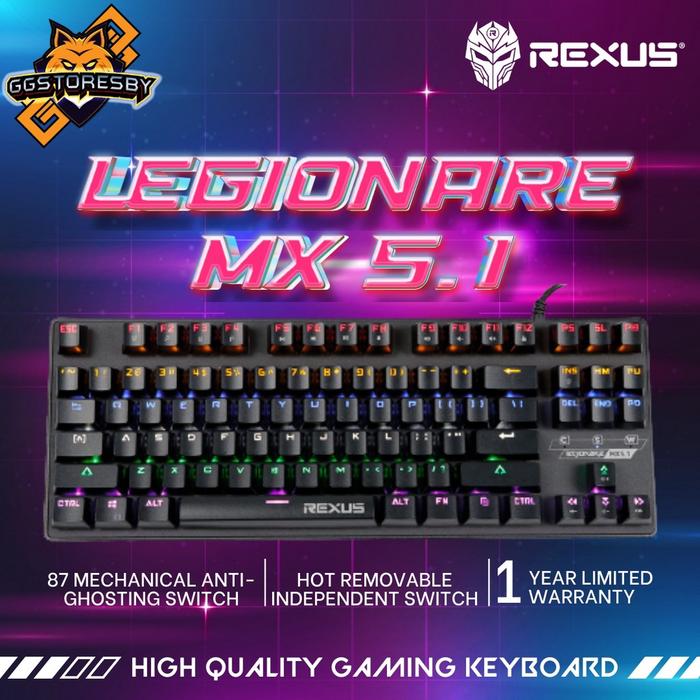 Jual Viral REXUS LEGIONARE MX5.1 Mechanical Gaming Keyboard - Kota ...