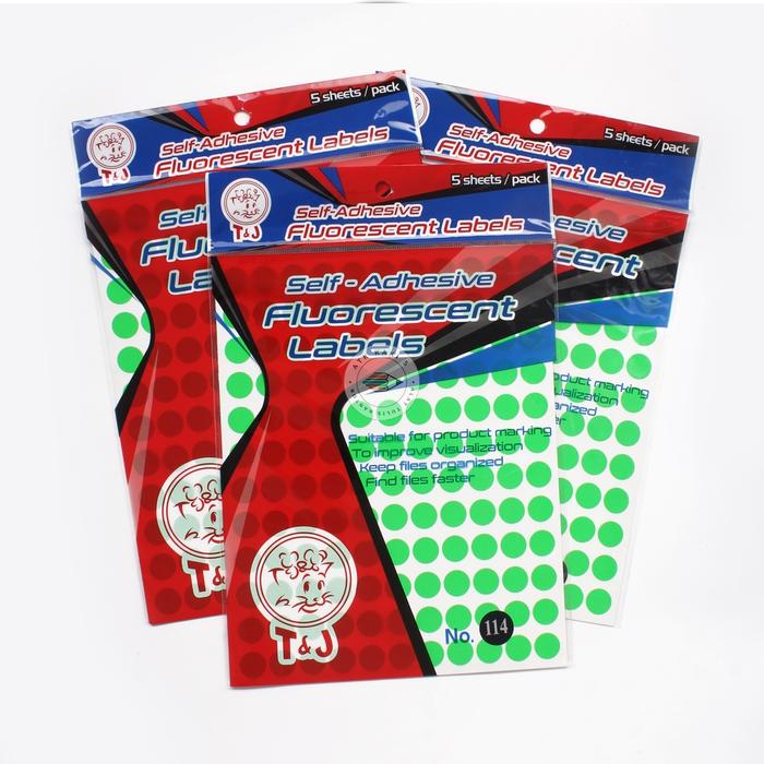 Jual TOM & JERRY - Color Dot Labels 114 Warna -1 Pad - HIJAU - Jakarta ...